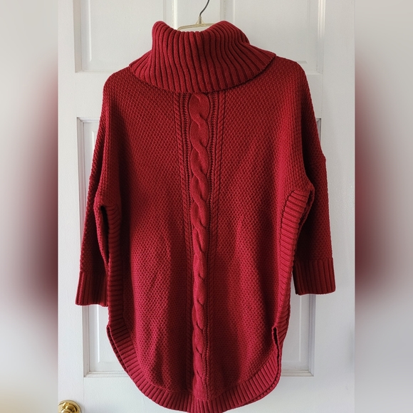 Express | Sweaters | Nwt Express Dark Red Tunic Sweater Size M | Poshmark